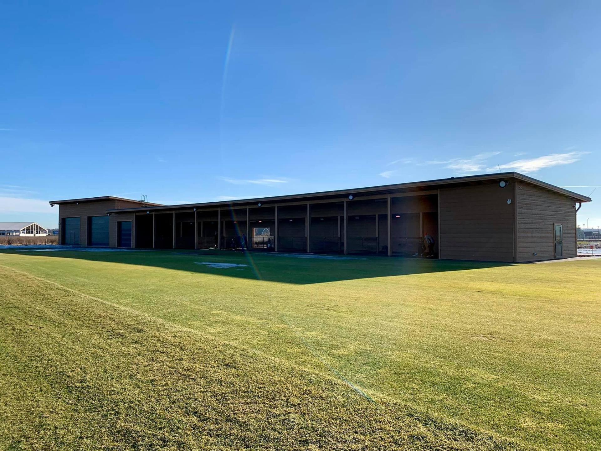Jurmala golf club open training field shelter - PK serviss