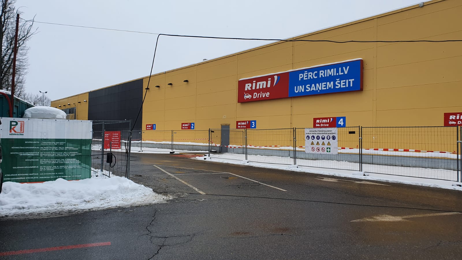 Construction of Rimi Drive shelter started at Spice - PK serviss